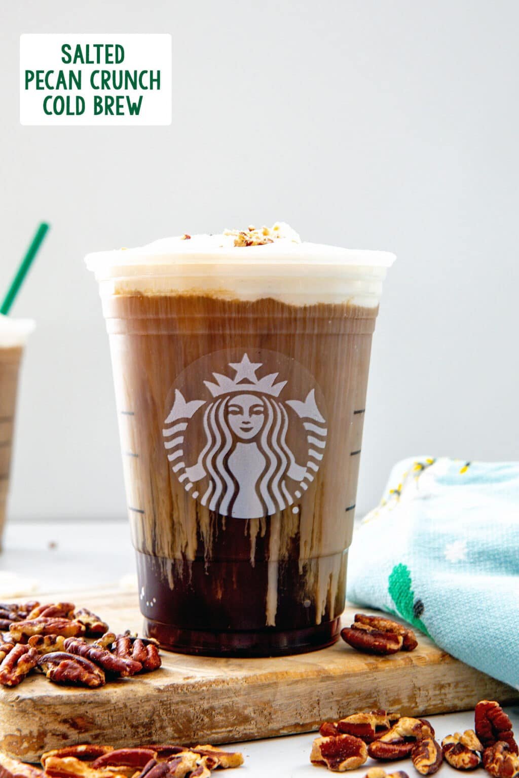 Salted Pecan Crunch Cold Brew {Starbucks Copycat} - We are not Martha