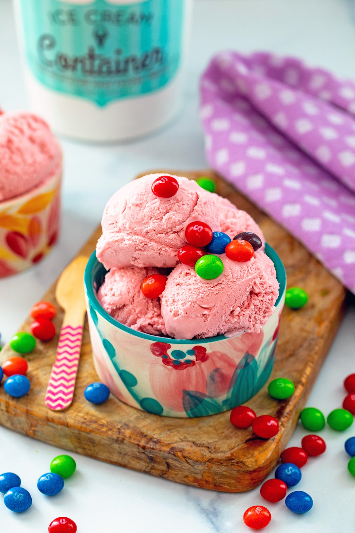 Skittles Ice Cream Recipe - We are not Martha