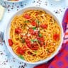 Spicy Spaghetti Recipe - We are not Martha