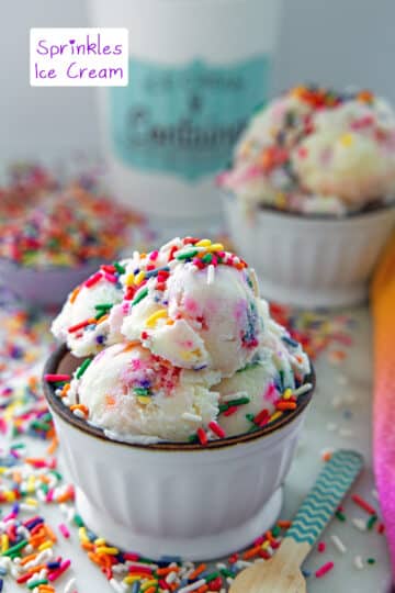 Sprinkles Ice Cream Recipe - We are not Martha