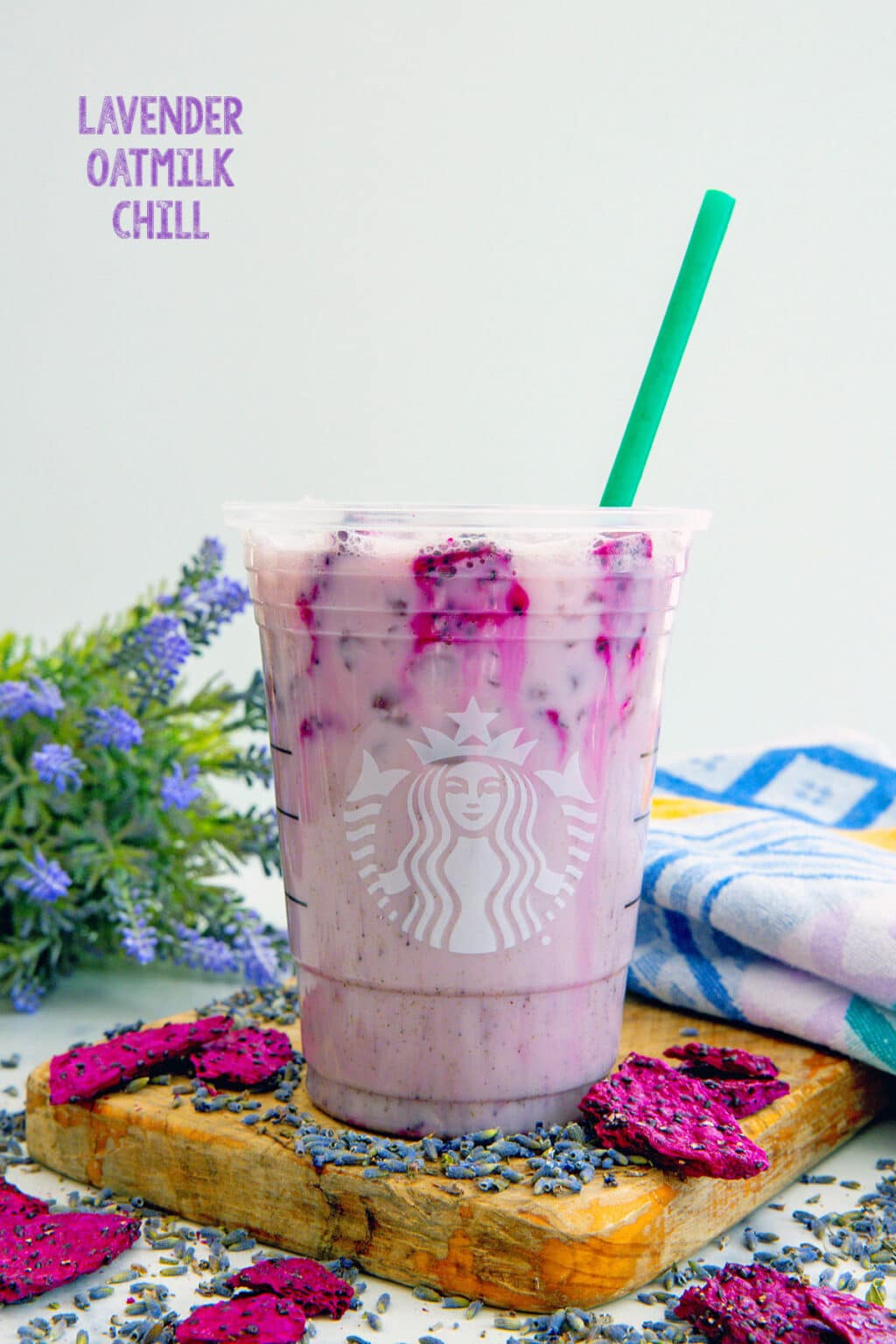 Lavender Oatmilk Chill {Starbucks Copycat} - We are not Martha