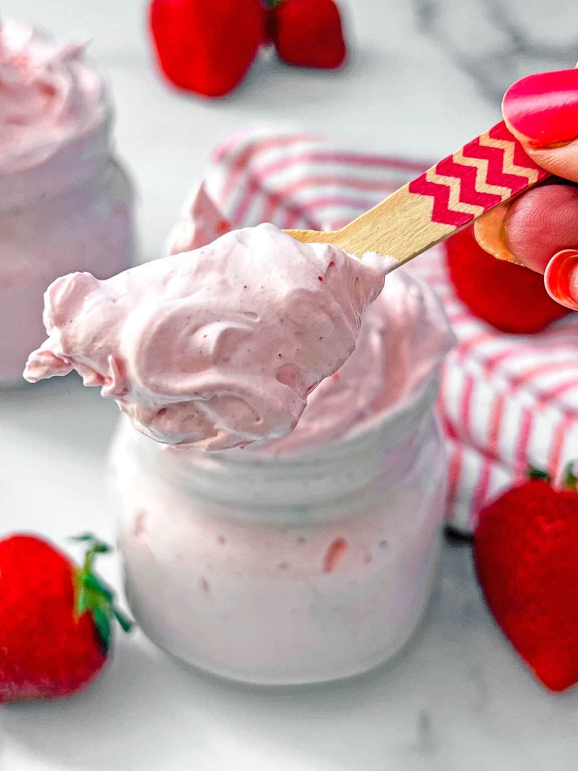 Strawberry Fluff Recipe - We are not Martha