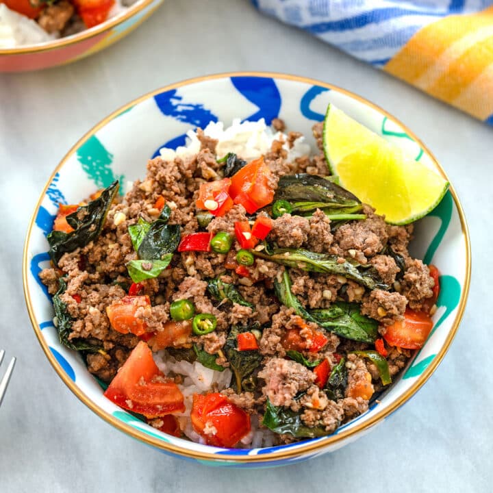 Thai Beef Basil Dinner Recipe | We are not Martha