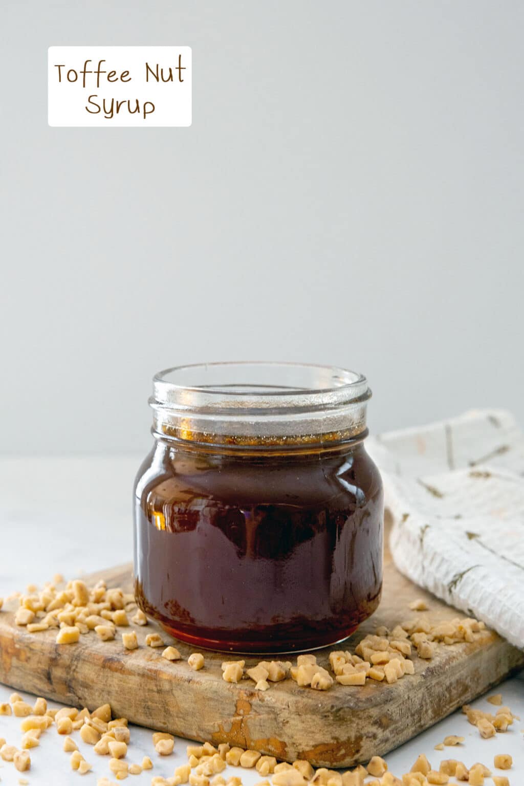 Toffee Nut Syrup {Starbucks Copycat} Recipe - We are not Martha