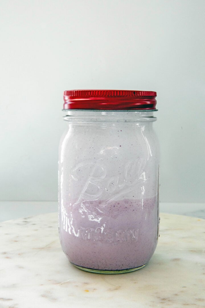 Iced Ube Coconut Macchiato {Starbucks Copycat}