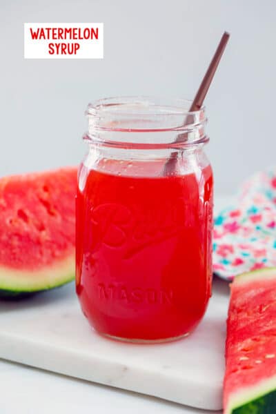 Watermelon Syrup Recipe - We are not Martha