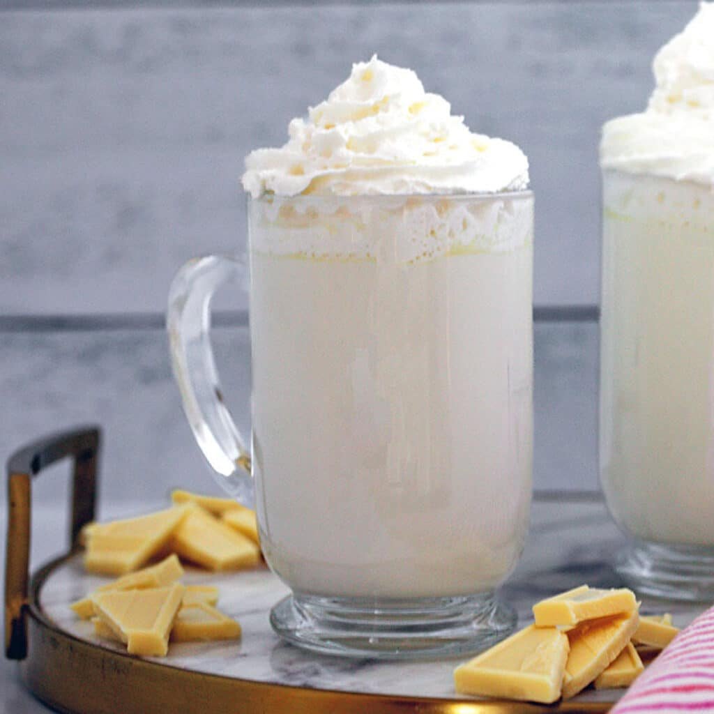 Starbucks White Hot Chocolate Copycat Recipe - We are not Martha