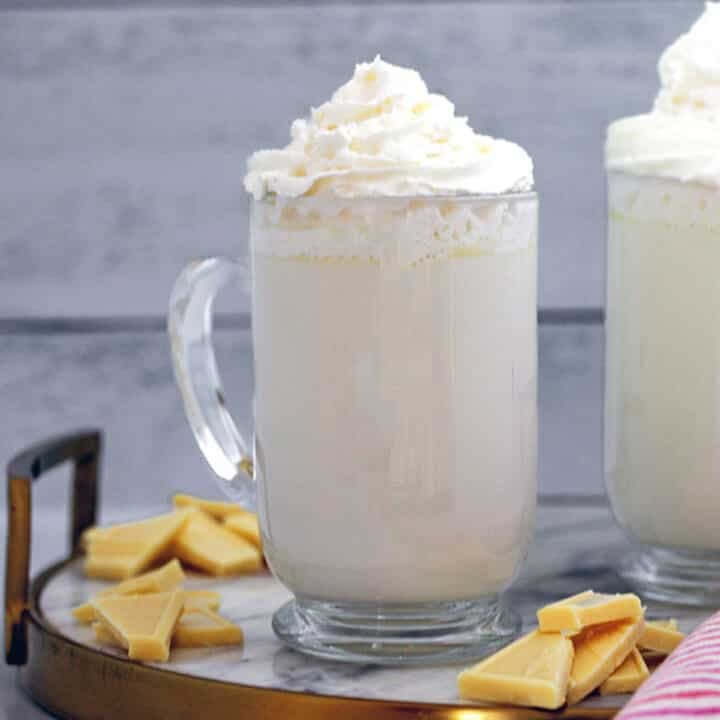 Starbucks White Hot Chocolate Copycat Recipe - We are not Martha