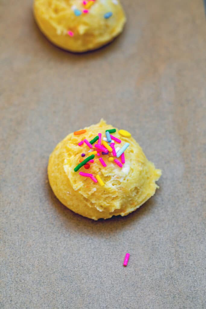 Yellow Cake Mix Cookies Recipe - We are not Martha